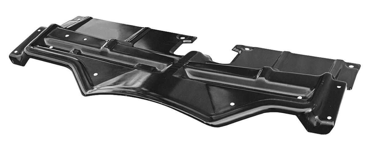 Top Plate, Radiator Support, 1968 Pontiac, Black - Restoparts ...