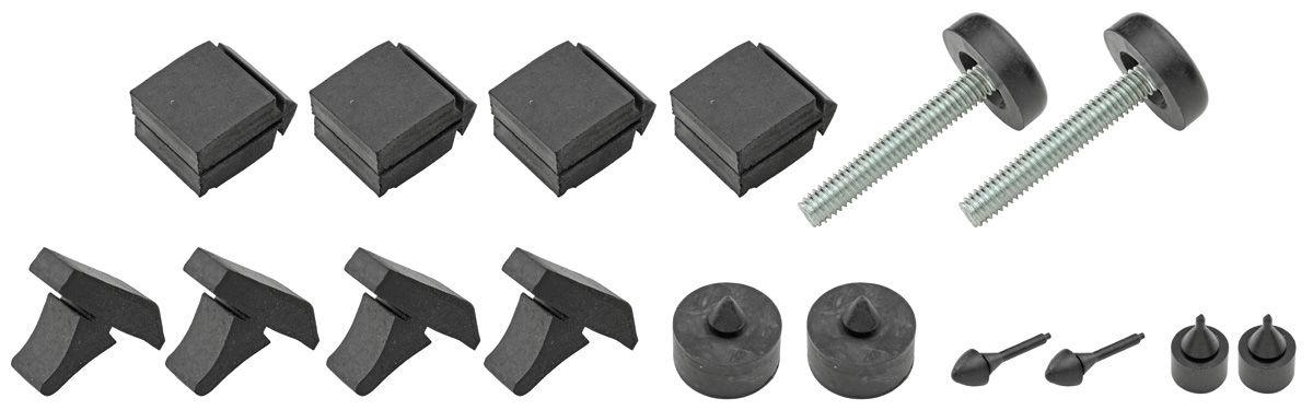 Bumper, Rubber, 64-67 GTO, SET - Set - Restoparts - Restoration Performance