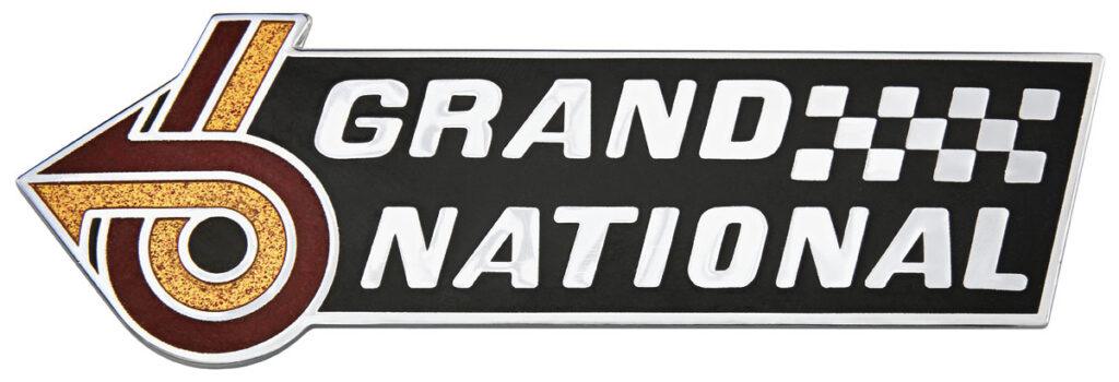 Emblem, Fender/Trunk, 1982-87 Grand National - Restoparts - Restoration ...